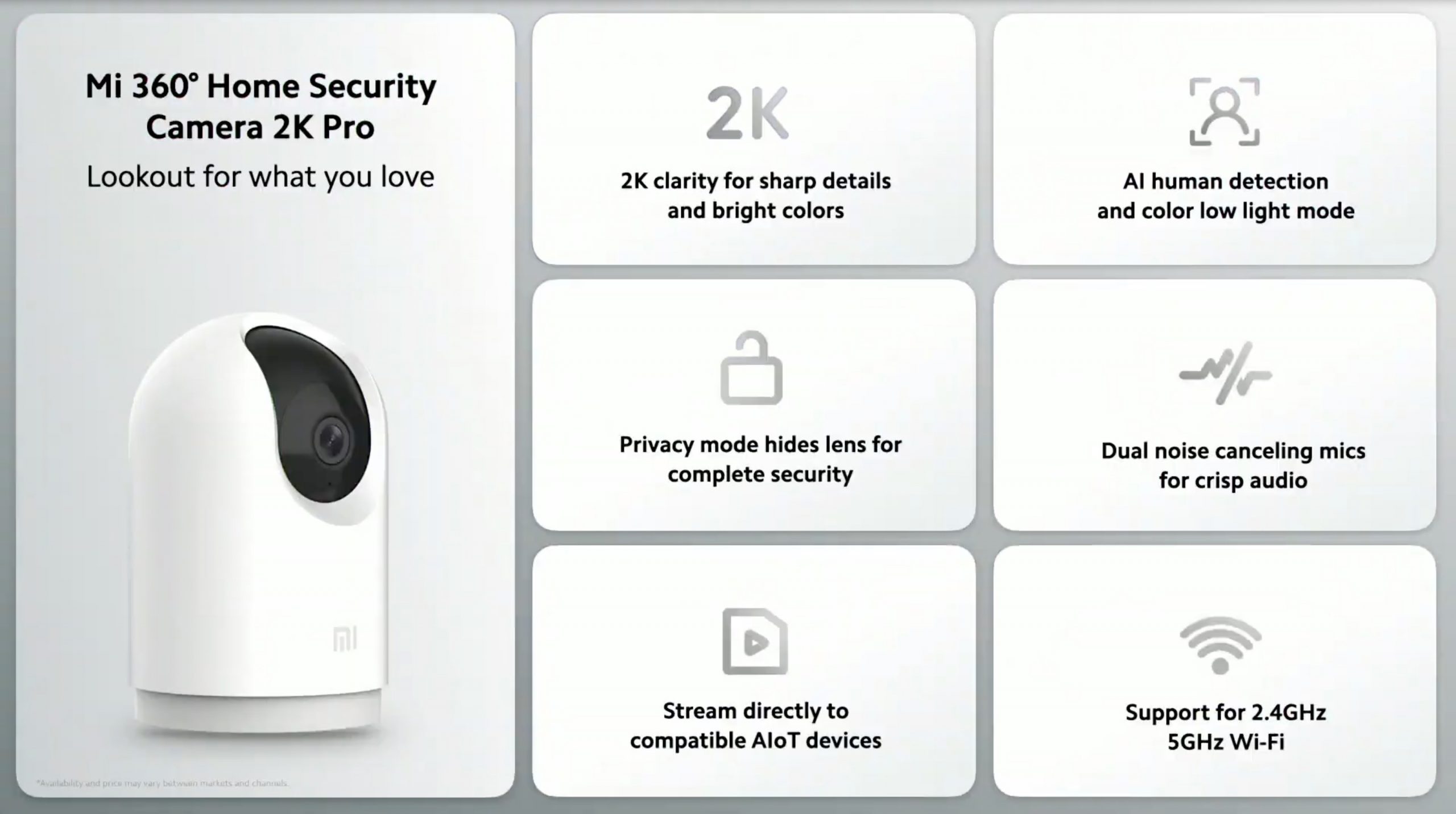 Debütált a Mi Smart Clock és a Mi 360° Home Security Camera 2K Pro ...