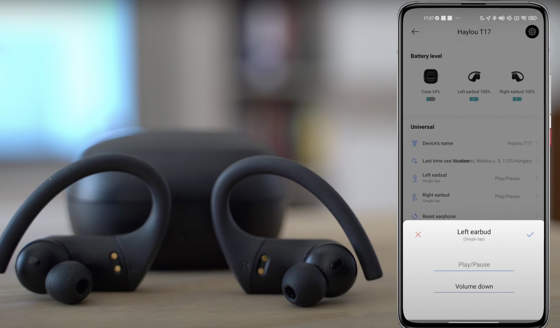 Xiaomi Haylou T17 True Wireless Earbuds sport fülhallgató bemutató ...